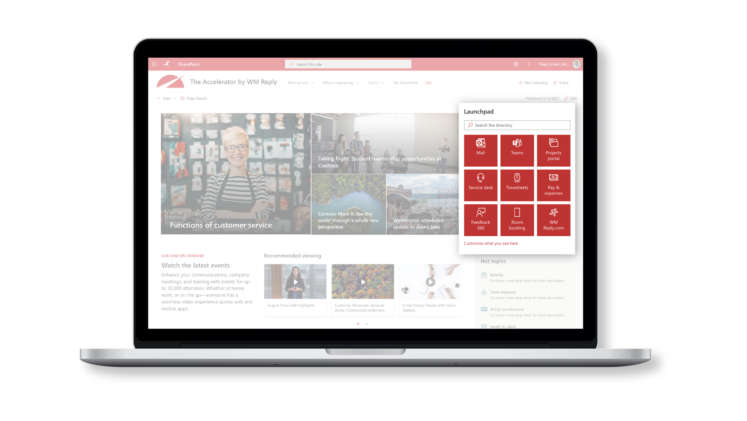 Accelerator 365 by Reply - Launchpad