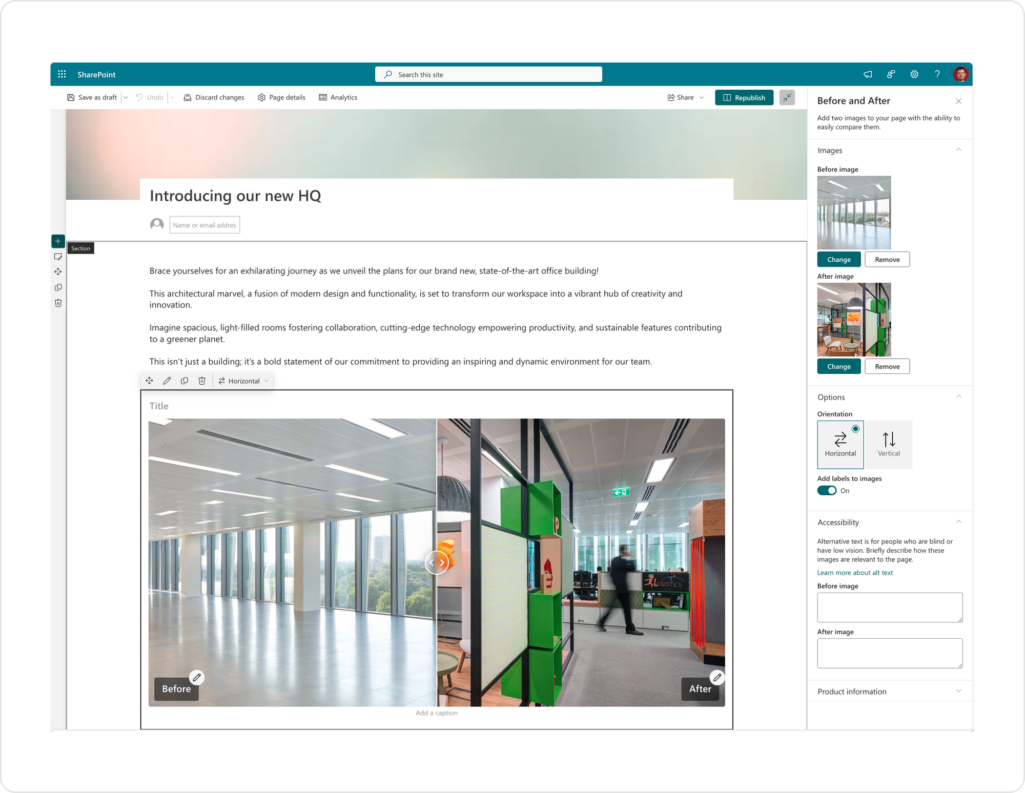 Accelerator 365 by Reply - Before and After